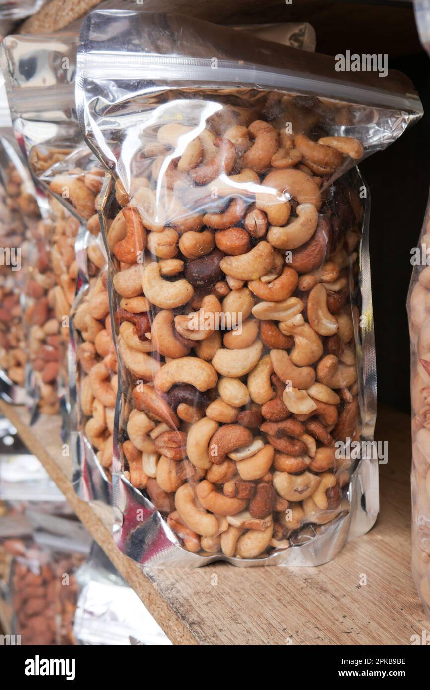 Packet of mixed nuts and fruits hi-res stock photography and images - Alamy