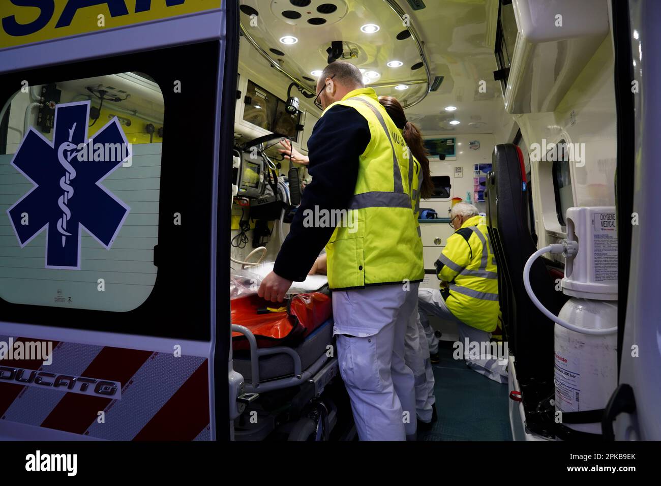 A hospital-based emergency service operates 24 hours a day, 7 days a ...