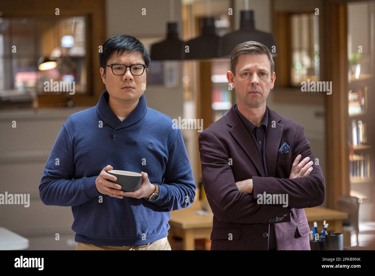 LUCKY HANK, from left: Arthur Keng, Haig Sutherland, Escape', (Season 1 ...