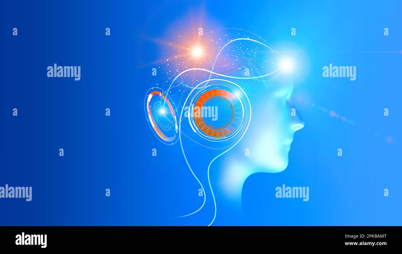 Digital consciousness, brain potential. Ideas and innovation. Free your ...