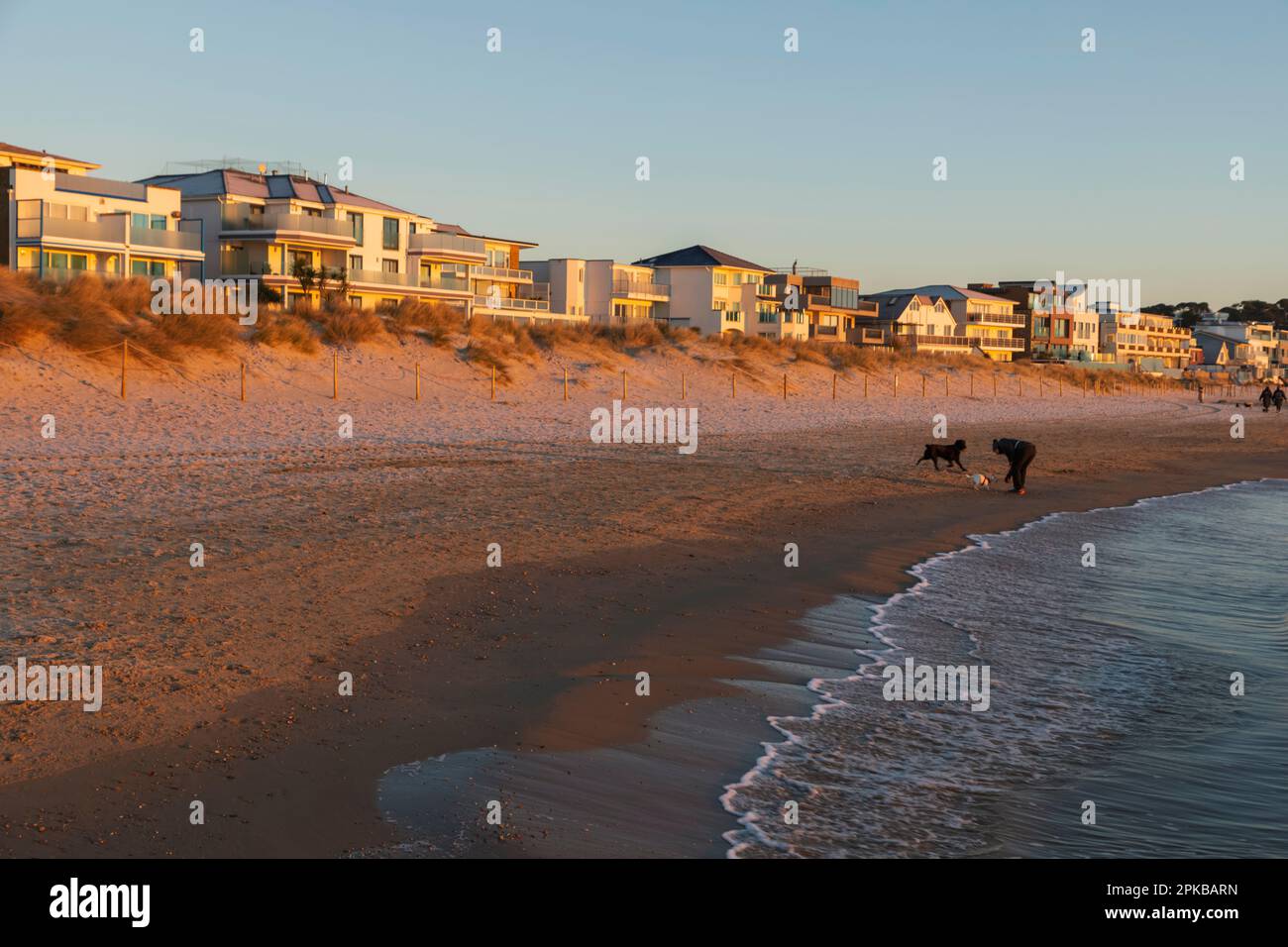 England, Dorset, Poole, Sandbanks Beach and Luxury Waterfront Houses ...