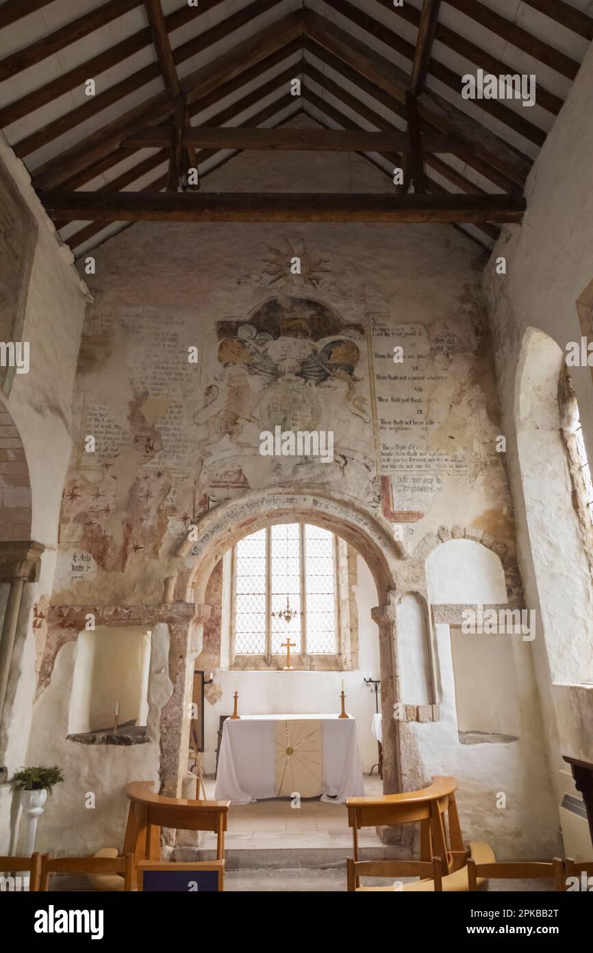 England, Dorset, Wareham, St.Martin's On The Walls Saxon Church ...