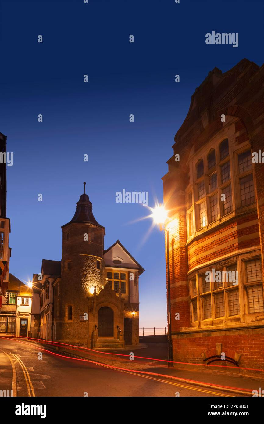 England, Dorset, The Jurassic Coast, Lyme Regis, The Old Town Hall ...