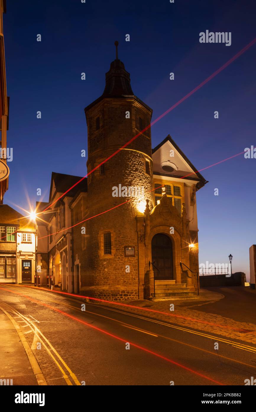 England, Dorset, The Jurassic Coast, Lyme Regis, The Old Town Hall ...