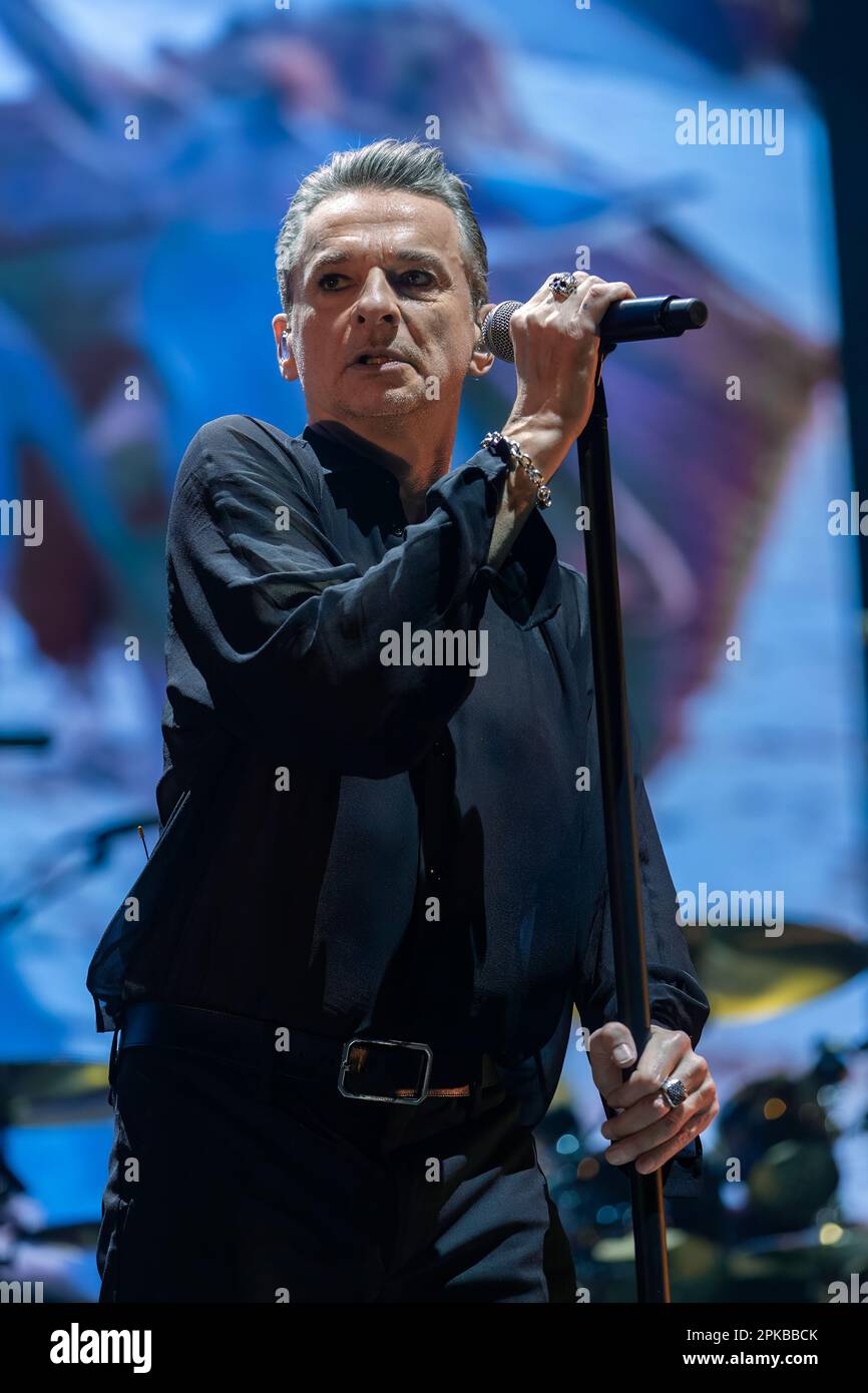 Chicago, USA. 05th Apr, 2023. Dave Gahan of Depeche Mode during the ...