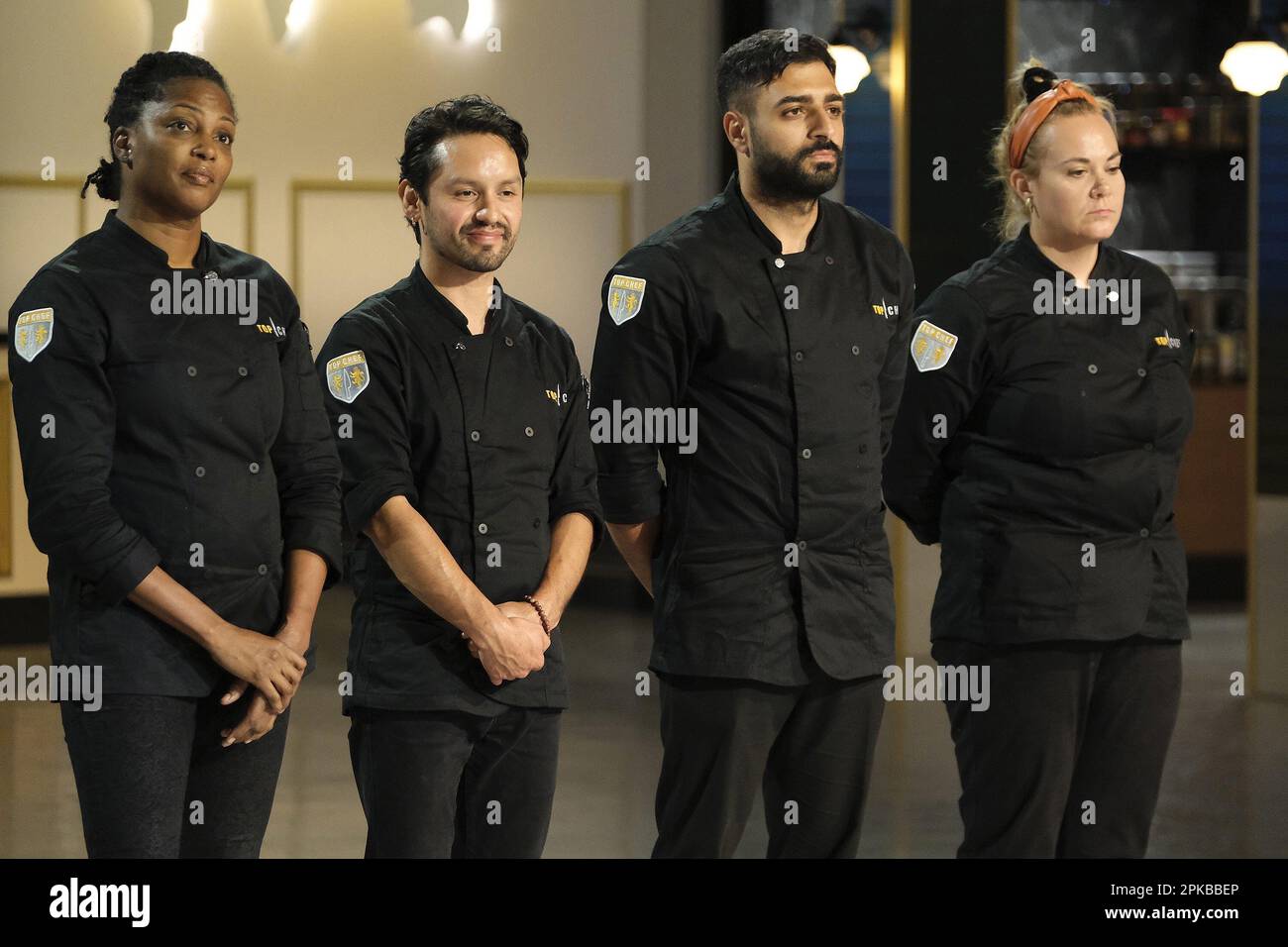 TOP CHEF, from left: contestants Dawn Burrell, Gabriel Rodriguez, Ali ...