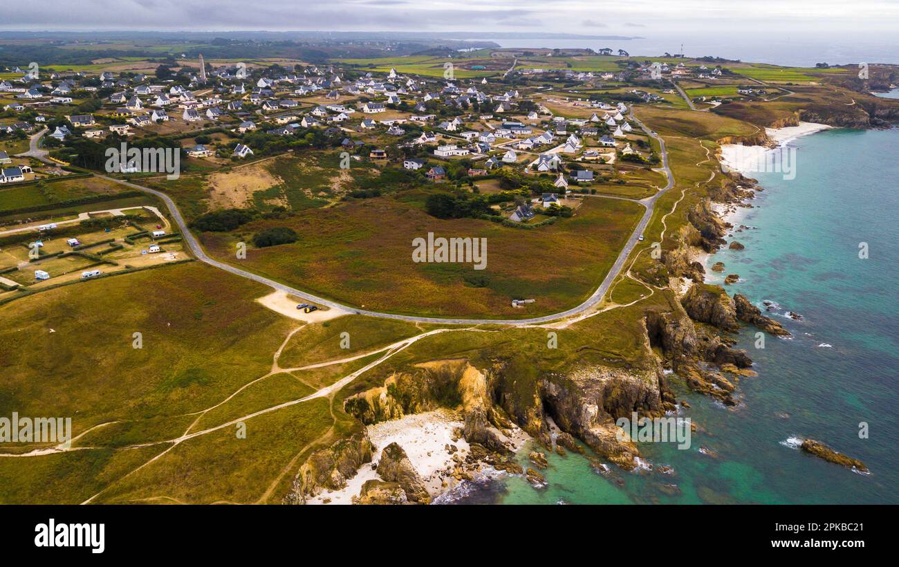 Picturesque Beaches Of Plouarzel At The Finistere Atlantic Coast In ...