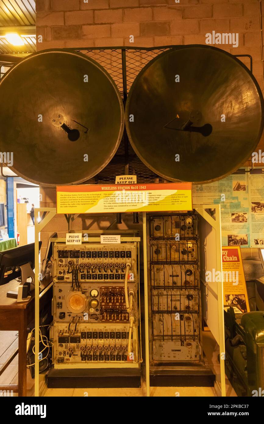 England, Dorset, Blandford Forum, Royal Signals Museum, Interior ...