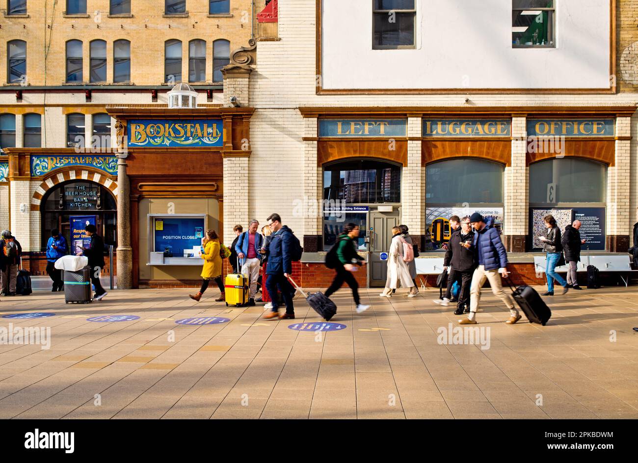 Old Bookstall and Left Luggage Building at Manchester Victoria Railway ...
