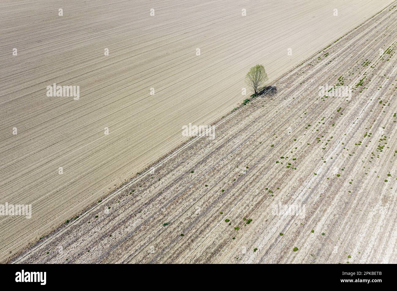 Drought season in Italy, drone view of dry fields Stock Photo - Alamy