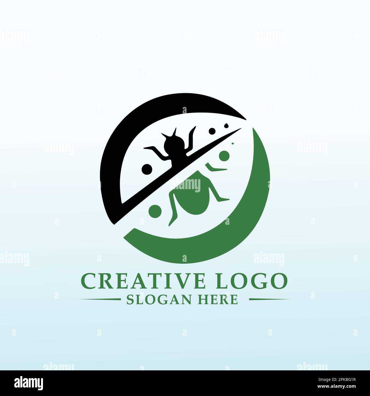 a logo for a new pest control company ant icon Stock Vector Image & Art - Alamy