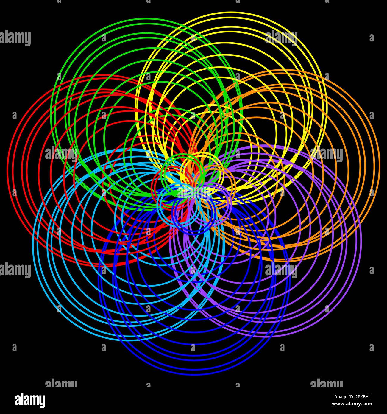 colorful rainbow circle Stock Photo - Alamy