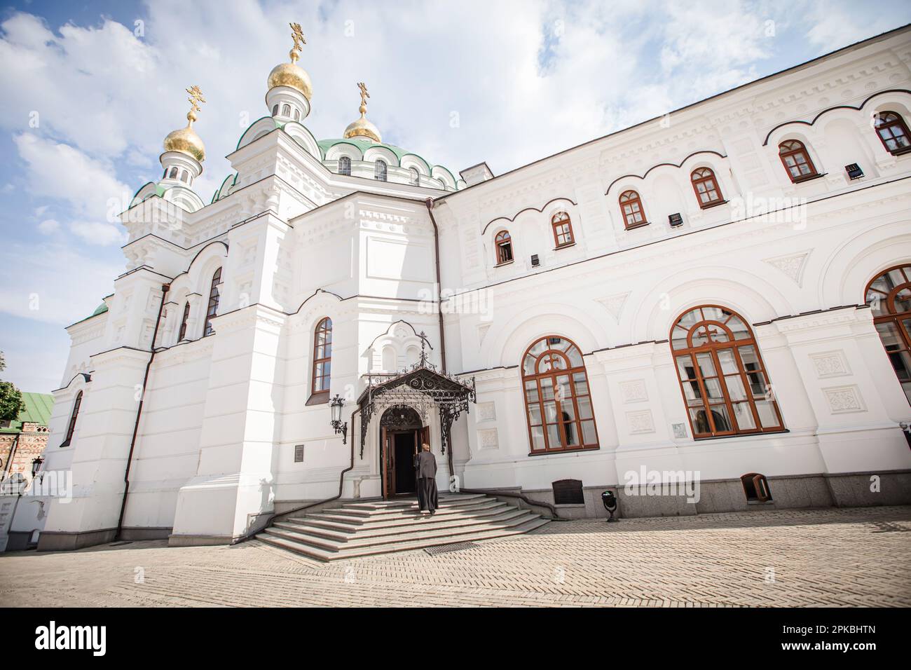Kyiv Pechersk Lavra, Holy Dormition cathedral. Main temple of Kyiv ...