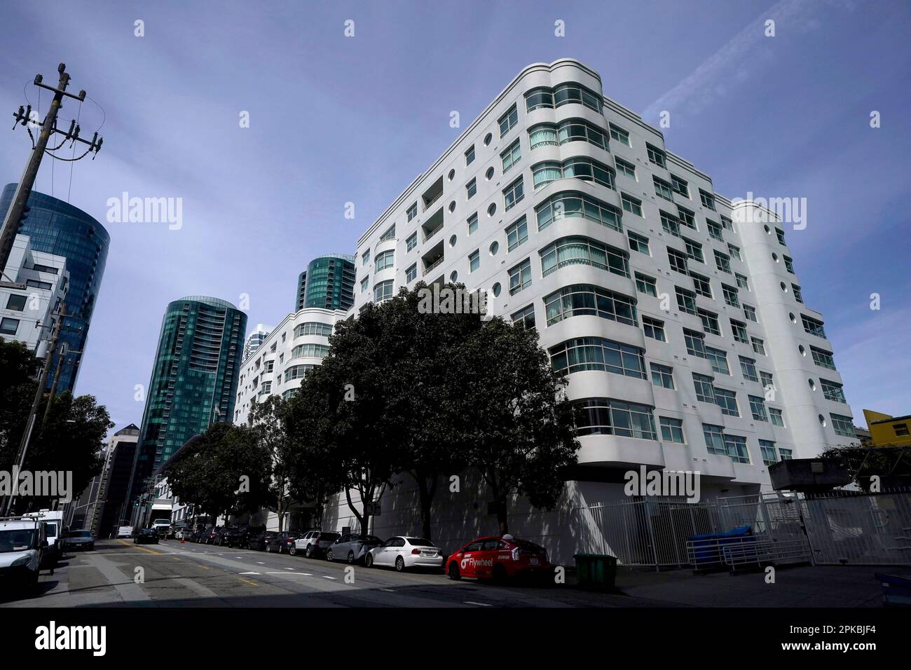 The building where a technology executive was fatally stabbed outside ...