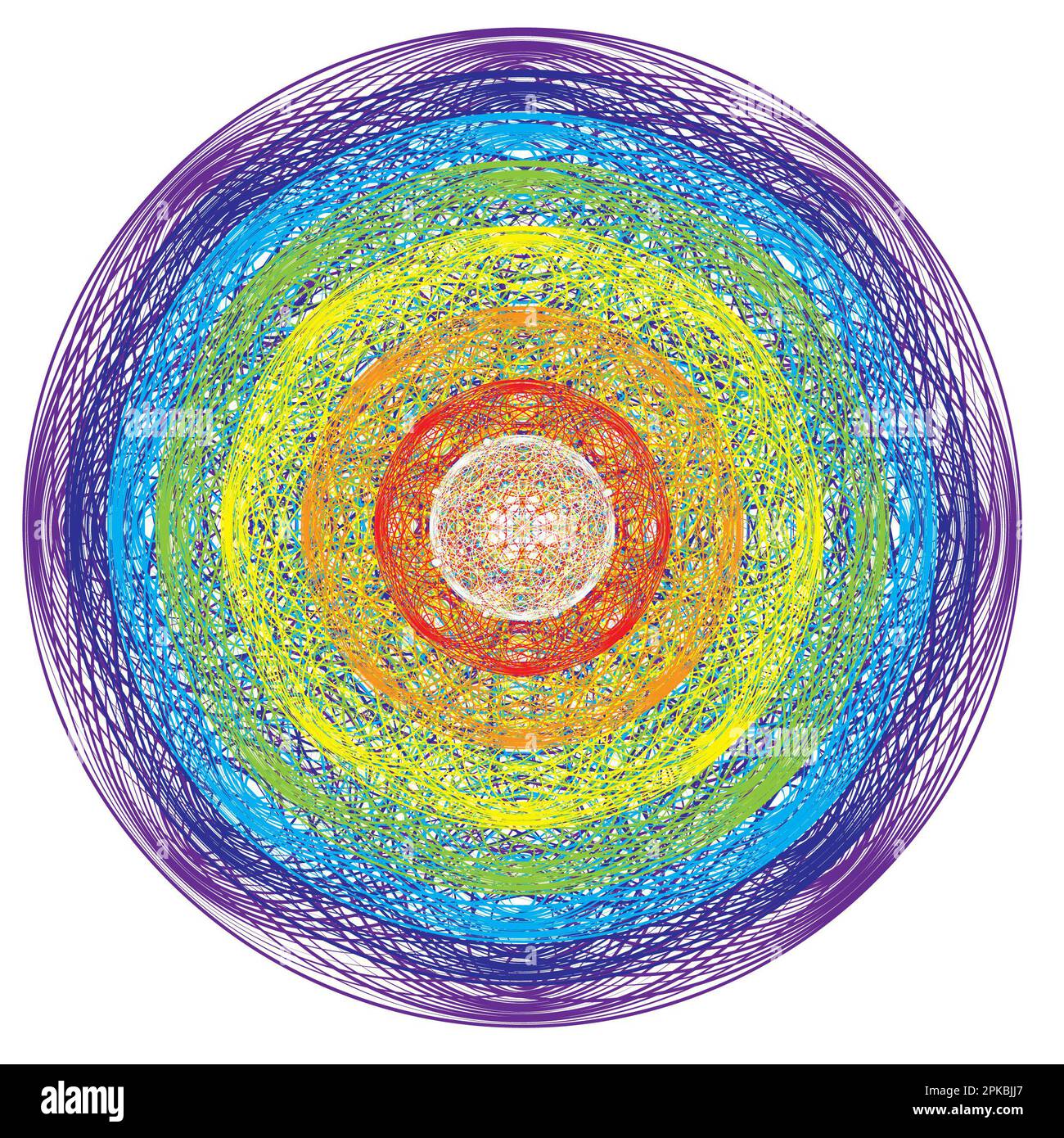 circle of a rainbow Stock Photo - Alamy