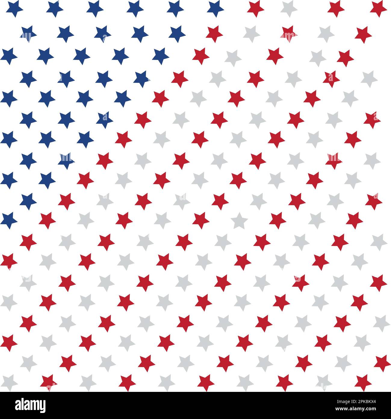 Red And Blue Stars Background