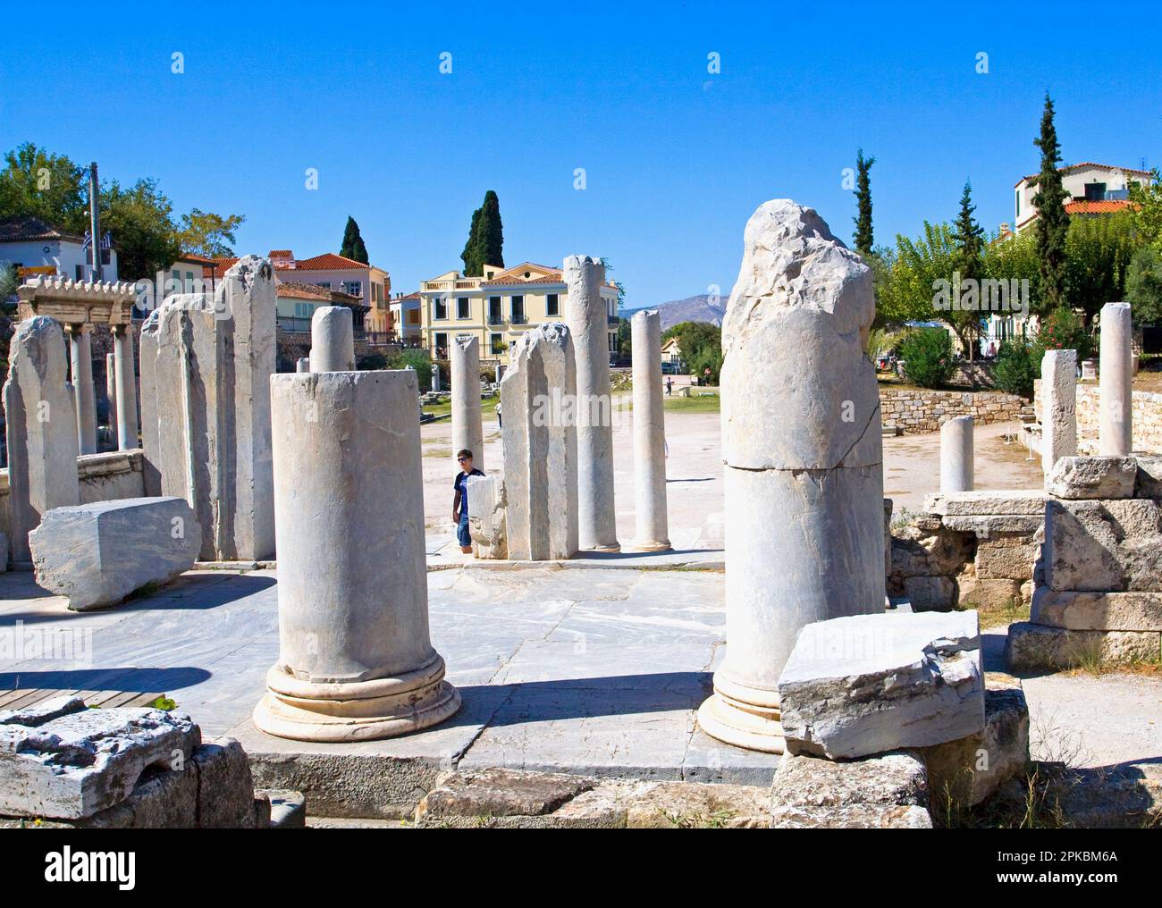 Destroyed columns of acropolis hi-res stock photography and images - Alamy