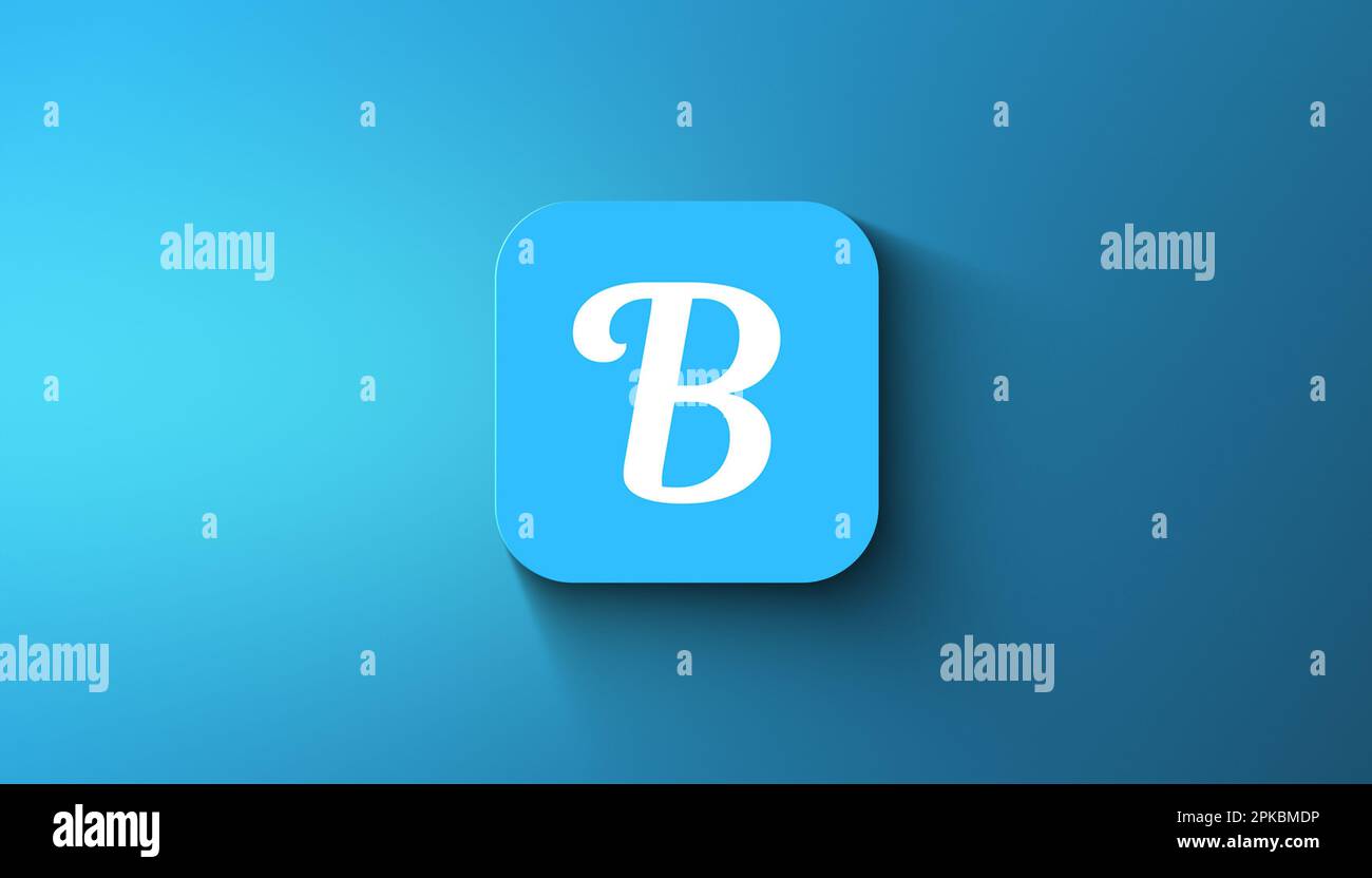 Agadir, Morocco - April, 2023: Bookly Logo in a Gradient Background ...