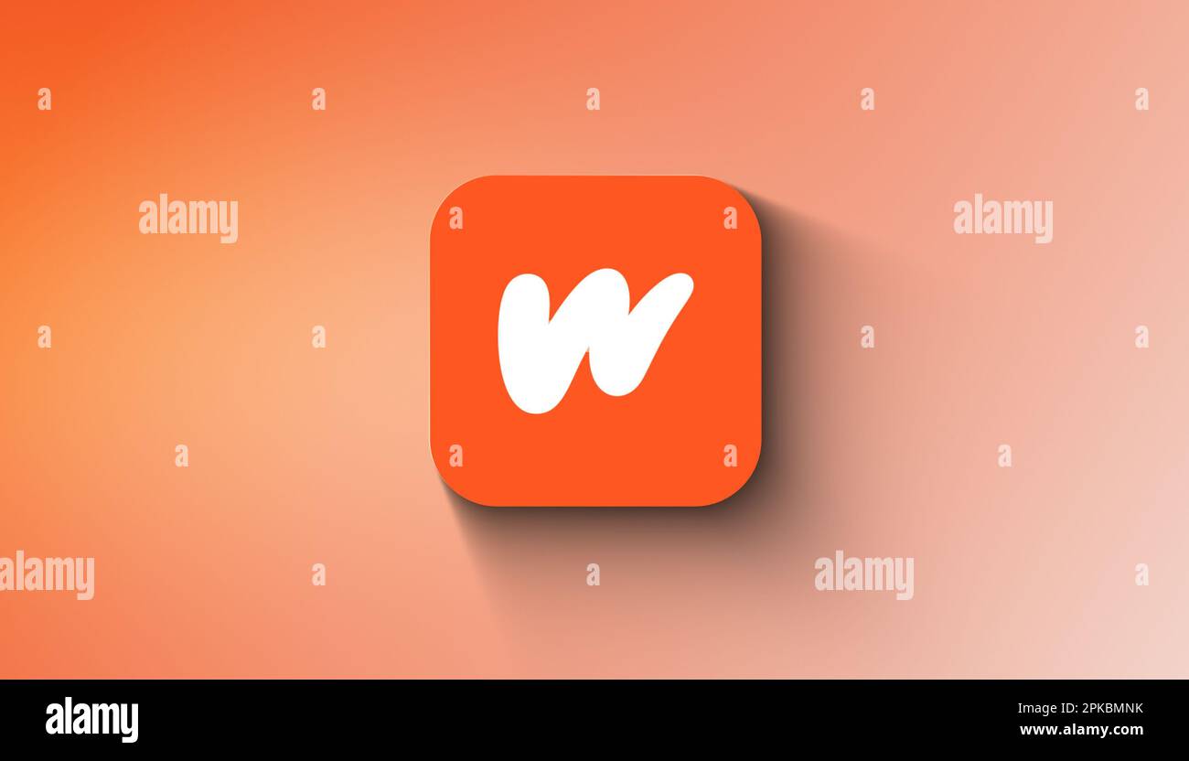 Agadir, Morocco - April, 2023: Wattpad Logo in a Gradient Background ...