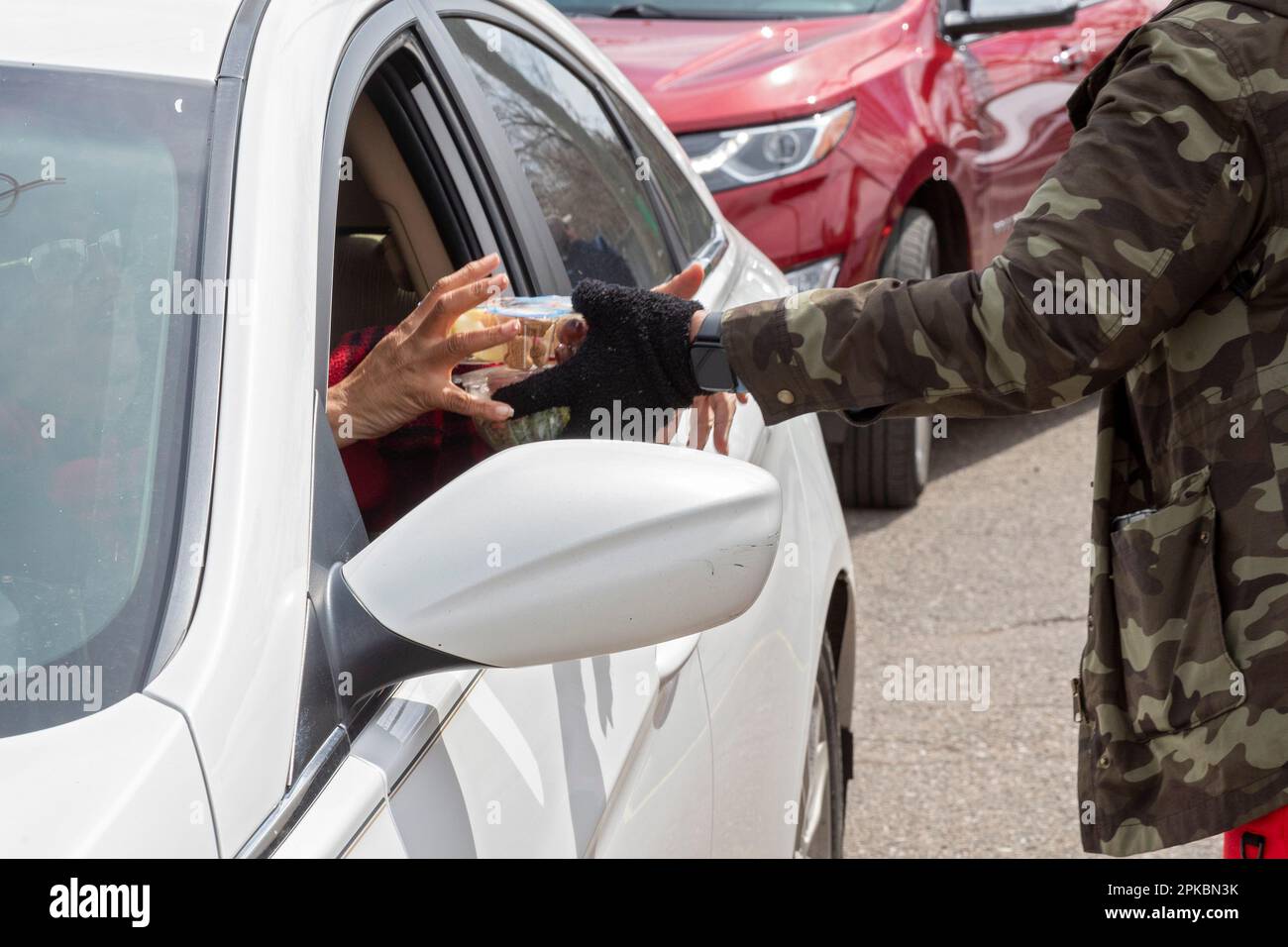 Inkster, Michigan, USA. 6th Apr, 2023. Volunteers at Womack Temple ...