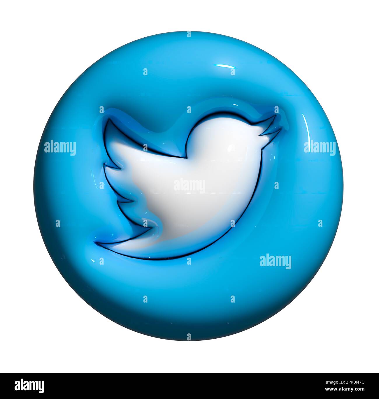 Whatsapp logo 3d hi-res stock photography and images - Alamy