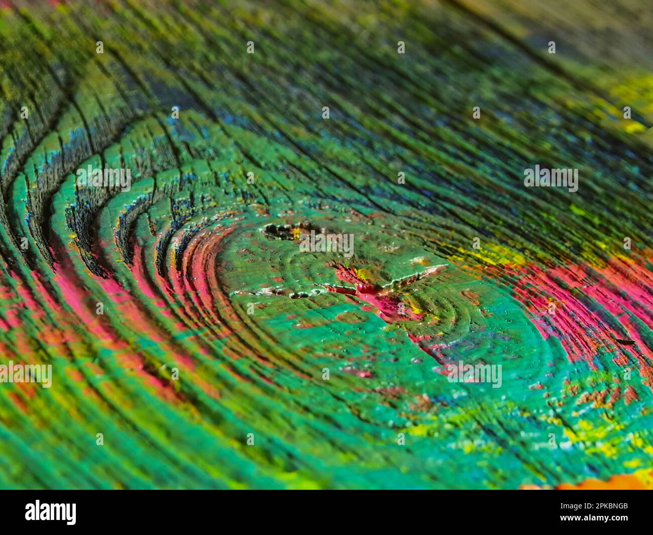 Colorful wooden textures. Pine texture painted in different colours ...