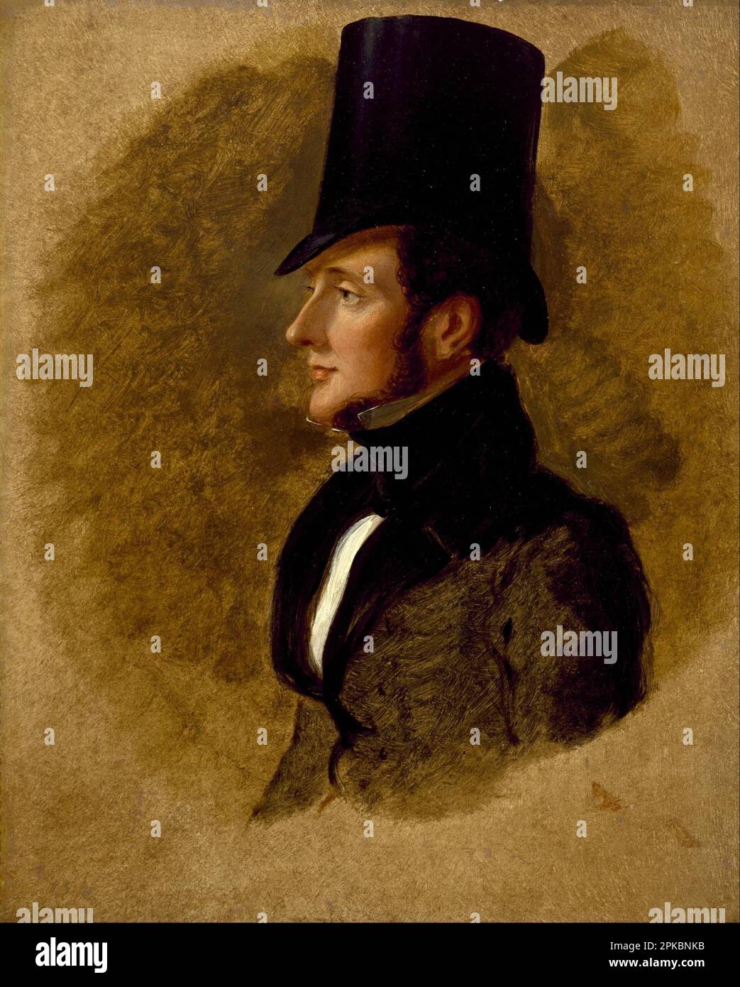 Fitzstephen French, M.P 1815/1871 by George Hayter Stock Photo - Alamy