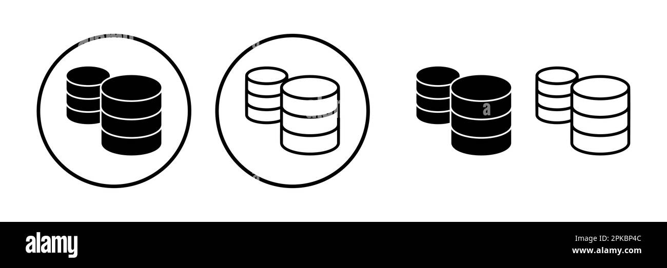 Database Icon Vector Server Icon Storage Stock Vector Image And Art Alamy