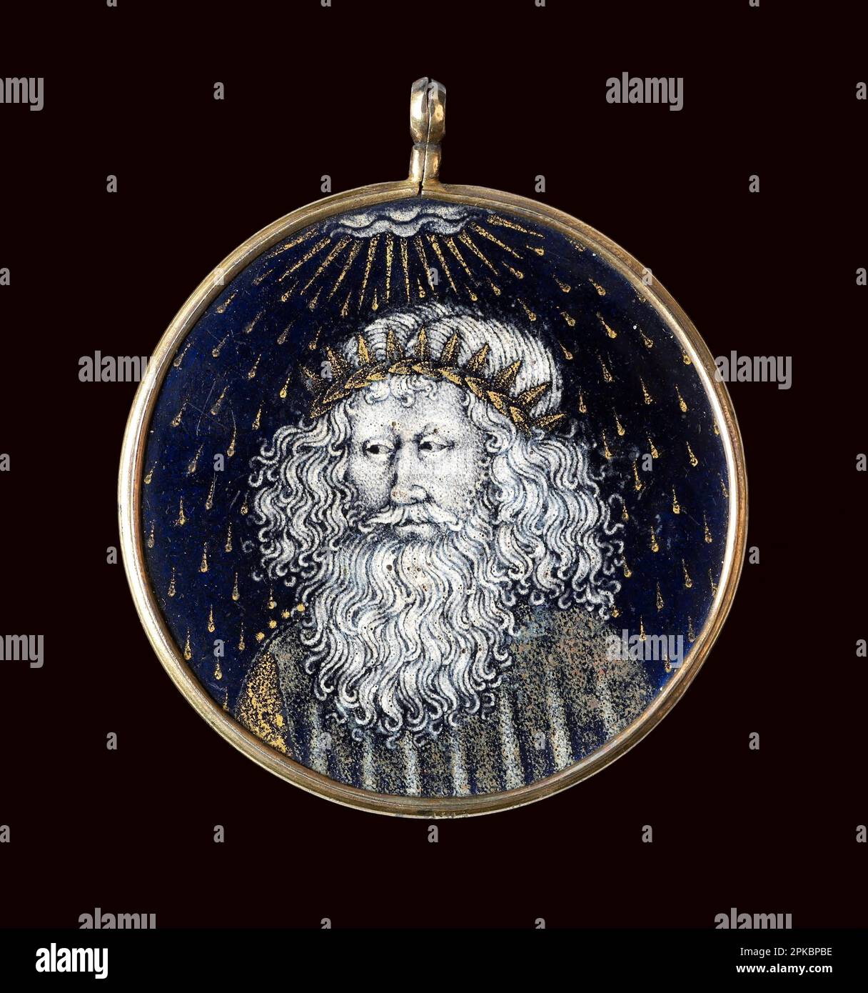 Medallion with the Emperor Augustus's Vision of the Virgin and Child ca ...