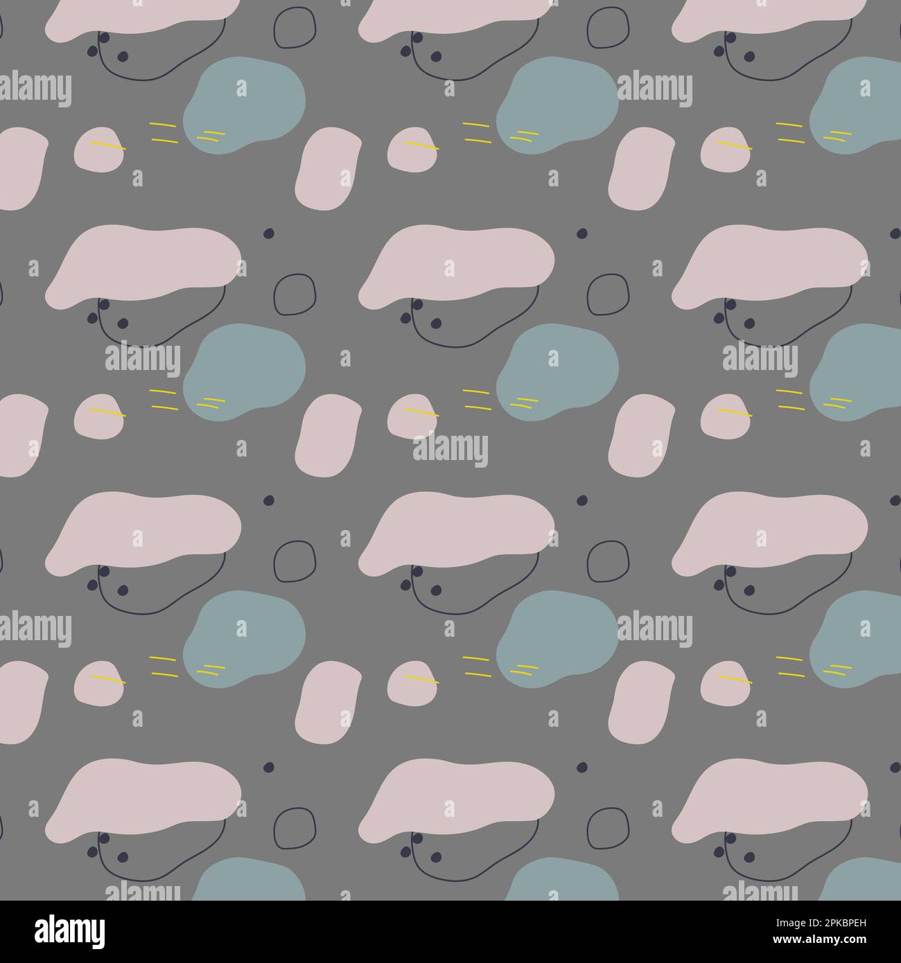 Memphis Pattern In Natural Contemporary Style. Background, Package ...
