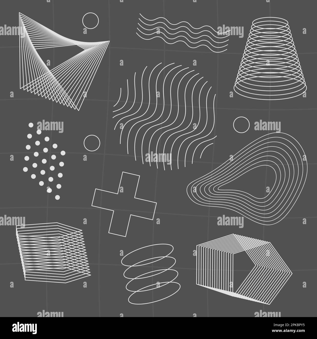 Geometrical Futuristic 3d Shapes. Abstract Wireframe Voluminous Vector ... Geometrical Futuristic 3d Shapes. Abstract Wireframe Voluminous Vector ...
