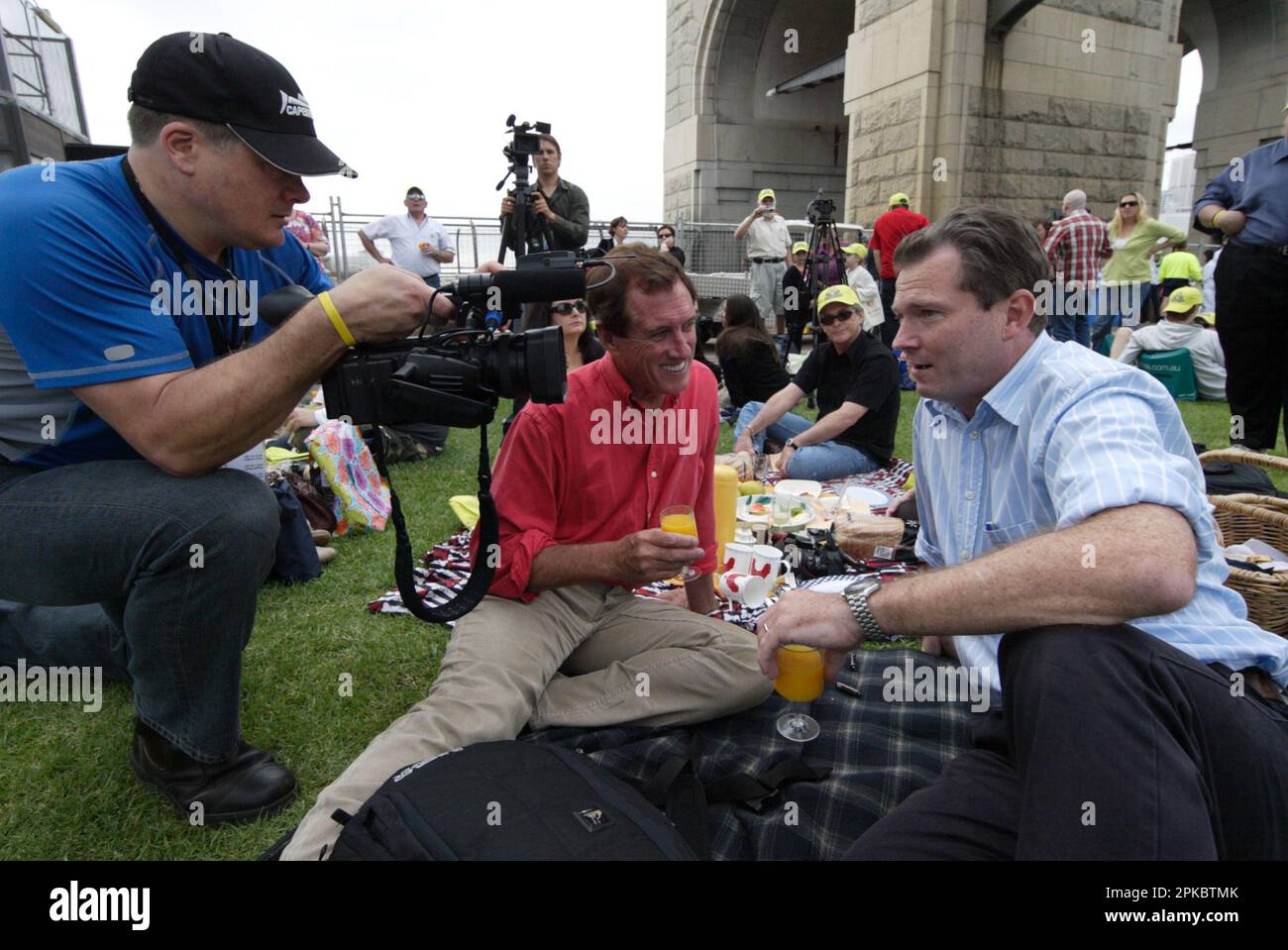 Nathan Rees, Premier of New South Wales Sydney Harbour Bridge is ...