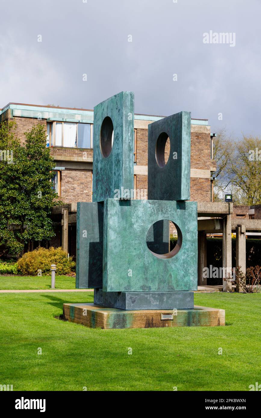 Churchill College, part of the University of Cambridge, east England ...