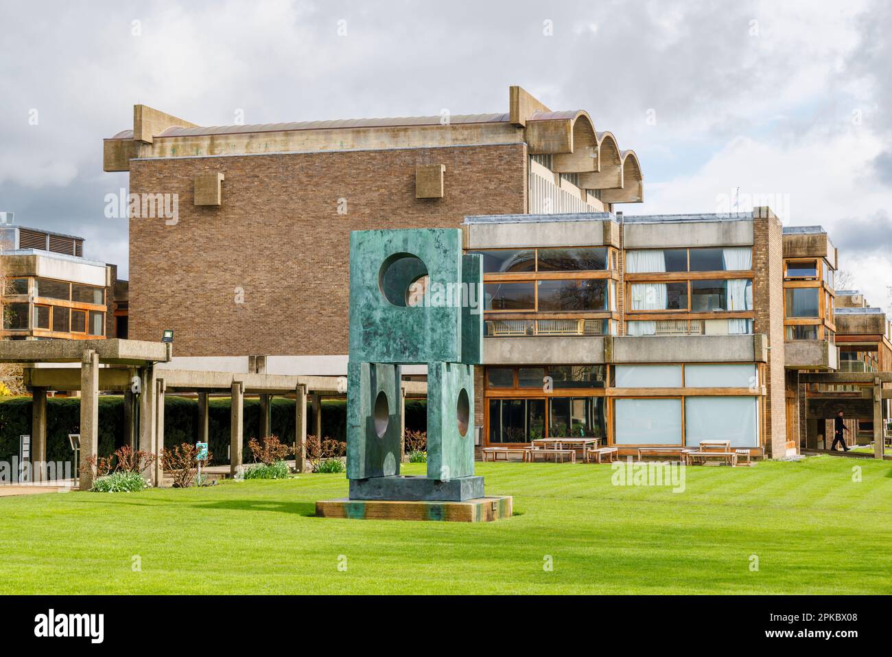 Churchill College, part of the University of Cambridge, east England ...
