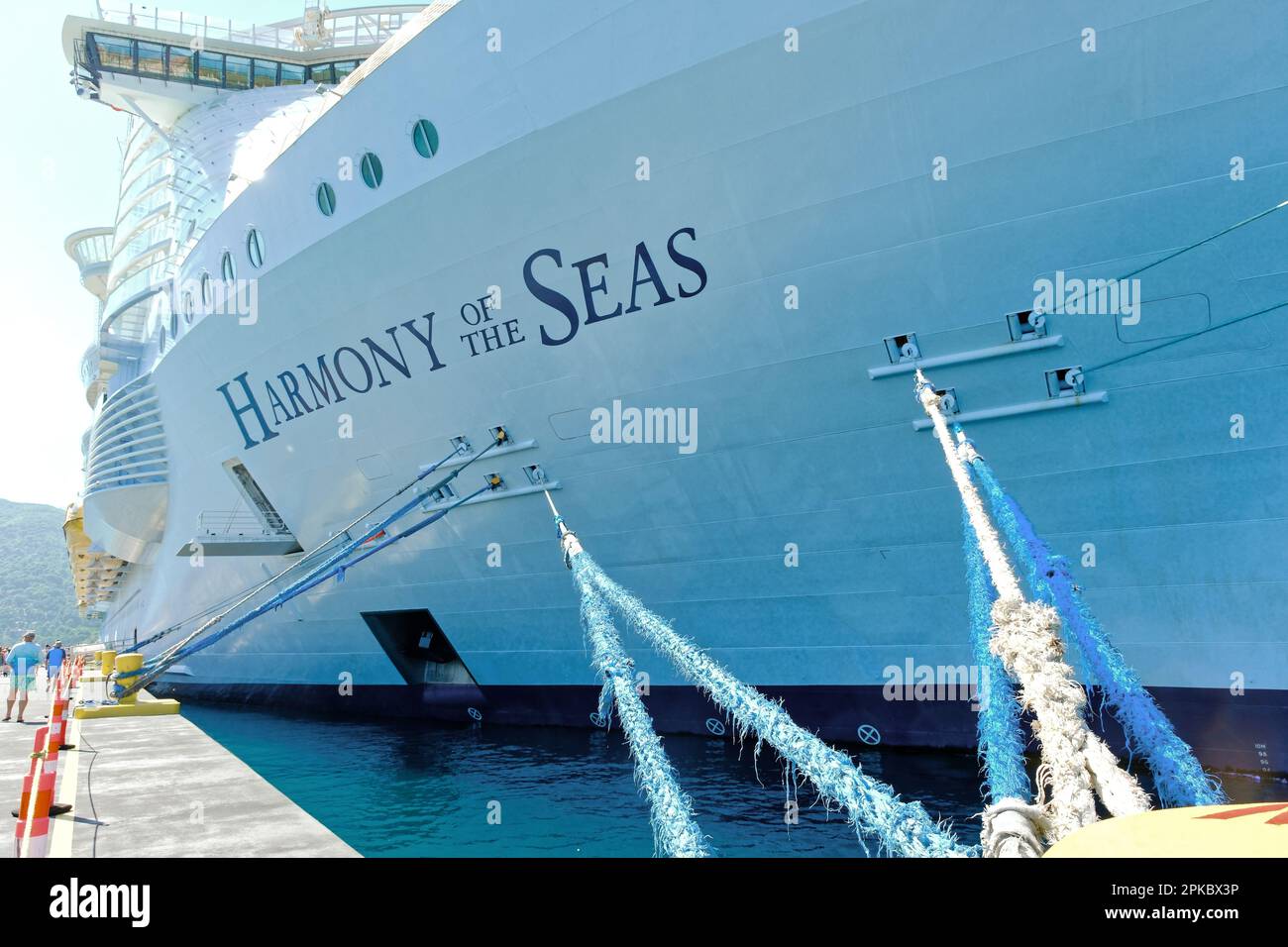 LABADEE, HAITI -December 22, 2022: Labadee is a port located on the ...