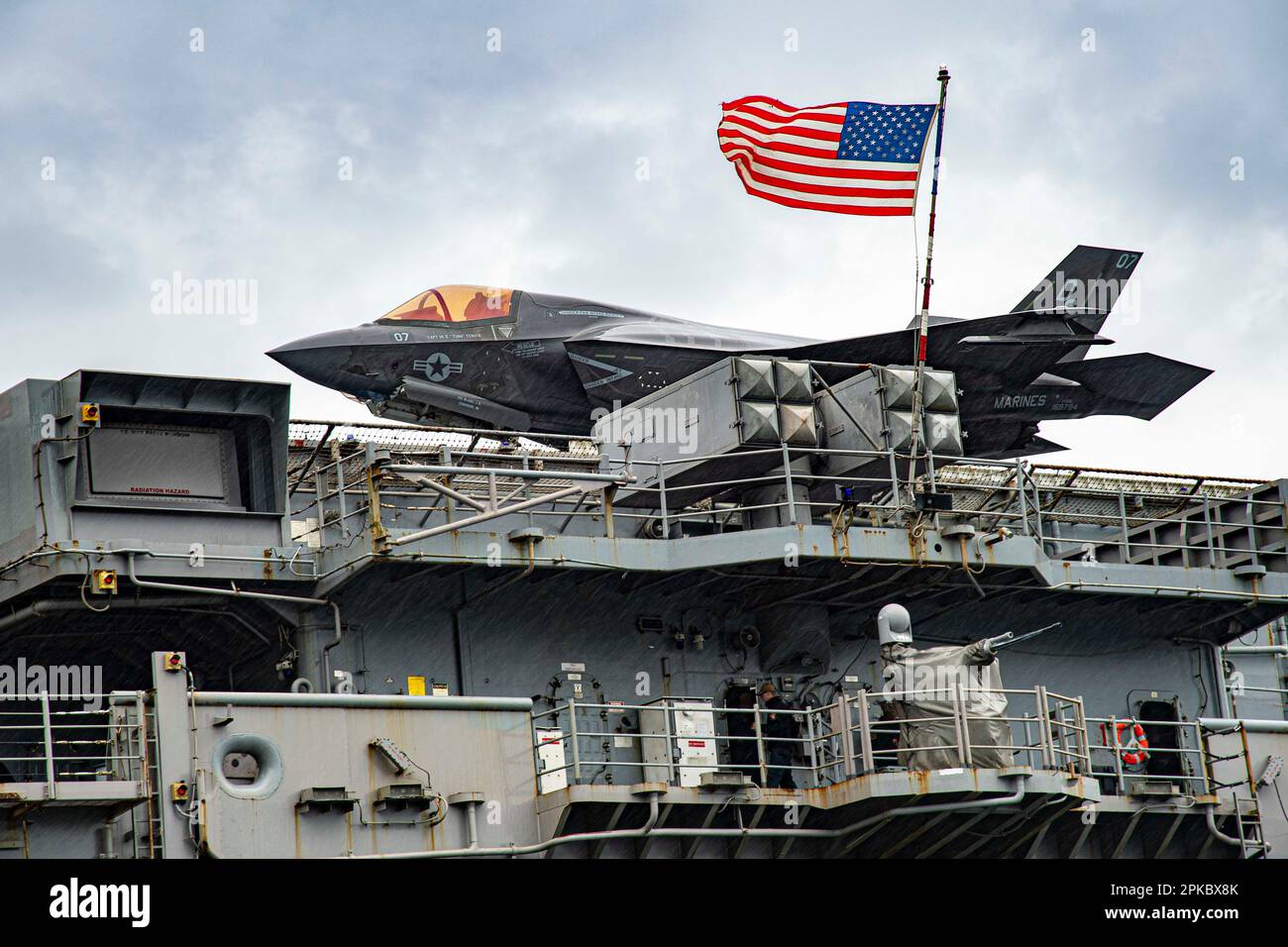 An F-35B Lightning II, assigned to Marine Fighter Attack Squadron (VMFA ...