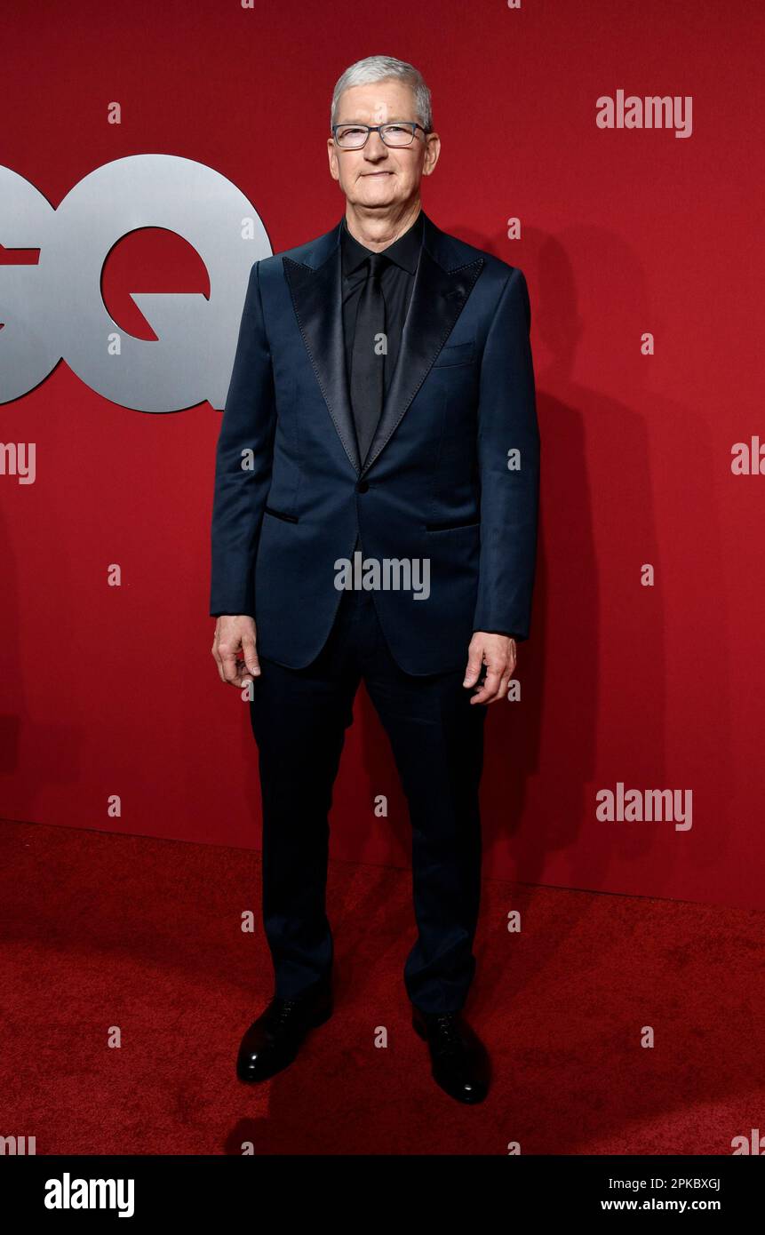 Apple CEO Tim Cook attends the GQ Global Creativity Awards at the Water ...