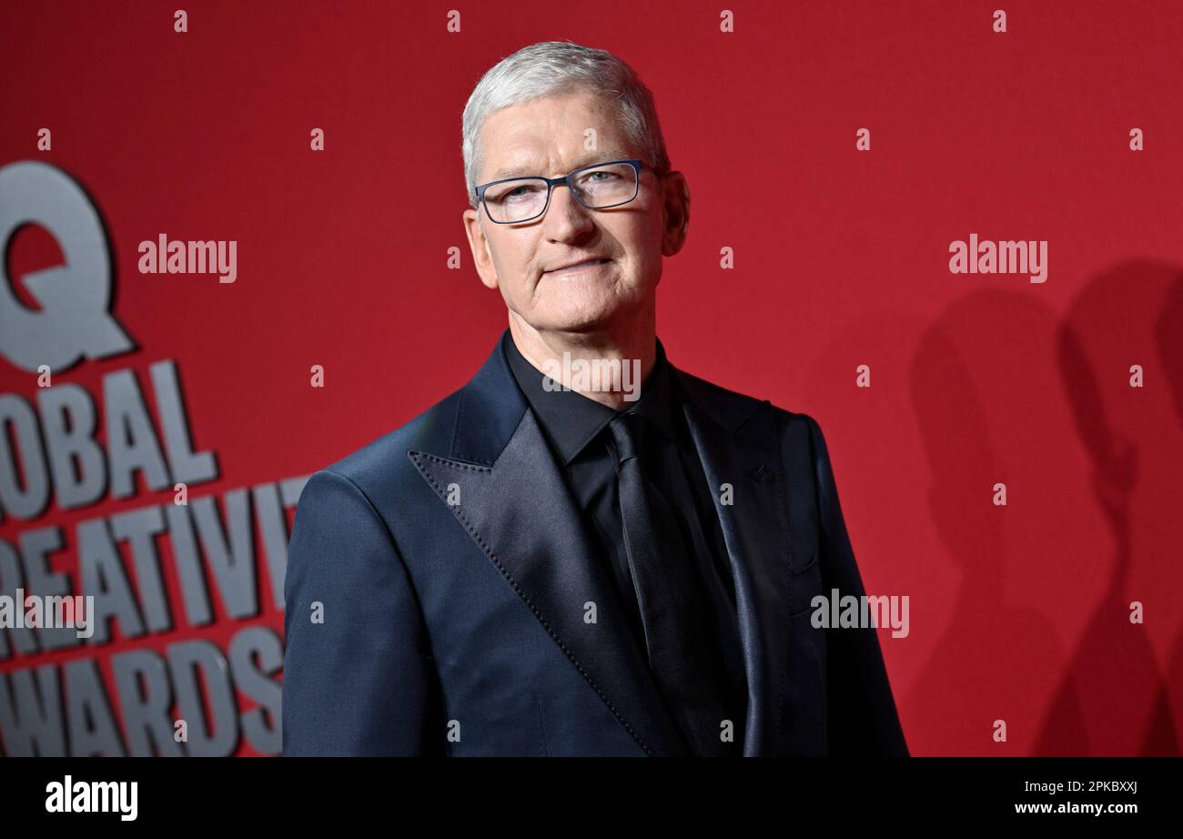 Apple CEO Tim Cook attends the GQ Global Creativity Awards at the Water ...