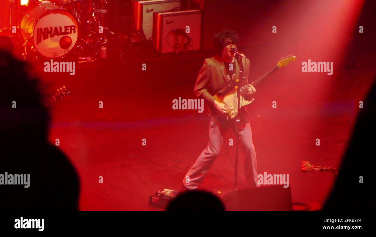 Los Angeles, California, USA 5th April 2023 Singer Elijah Hewson and ...