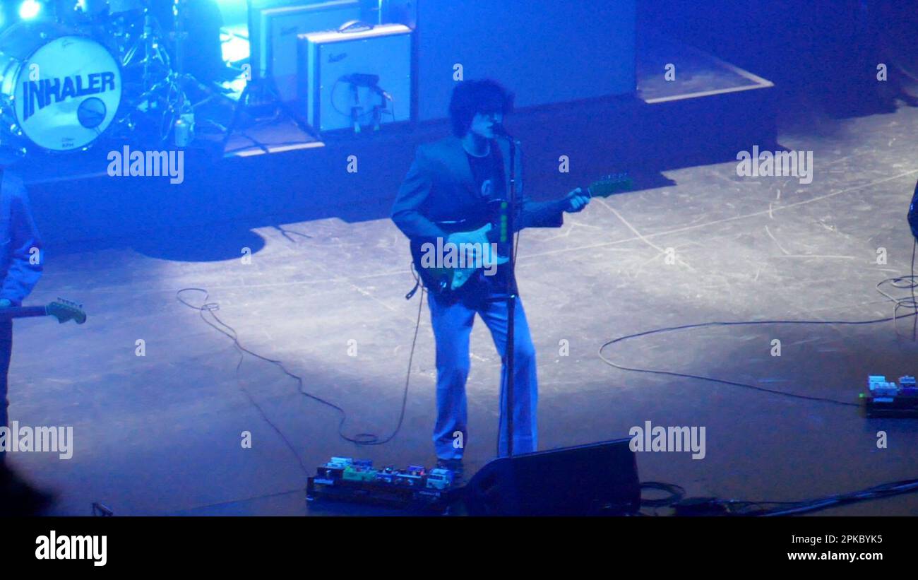 Los Angeles, California, USA 5th April 2023 Singer Elijah Hewson and ...