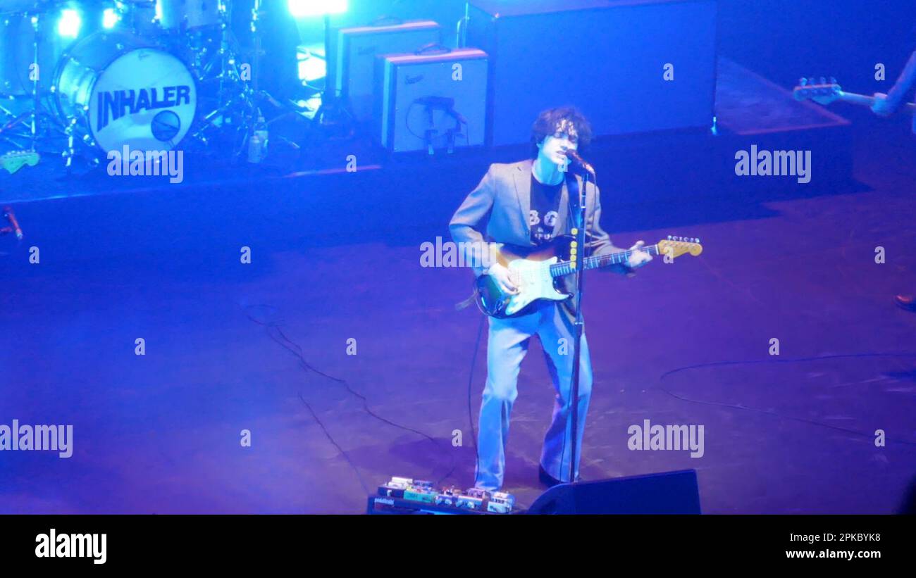 Los Angeles, California, USA 5th April 2023 Singer Elijah Hewson and ...