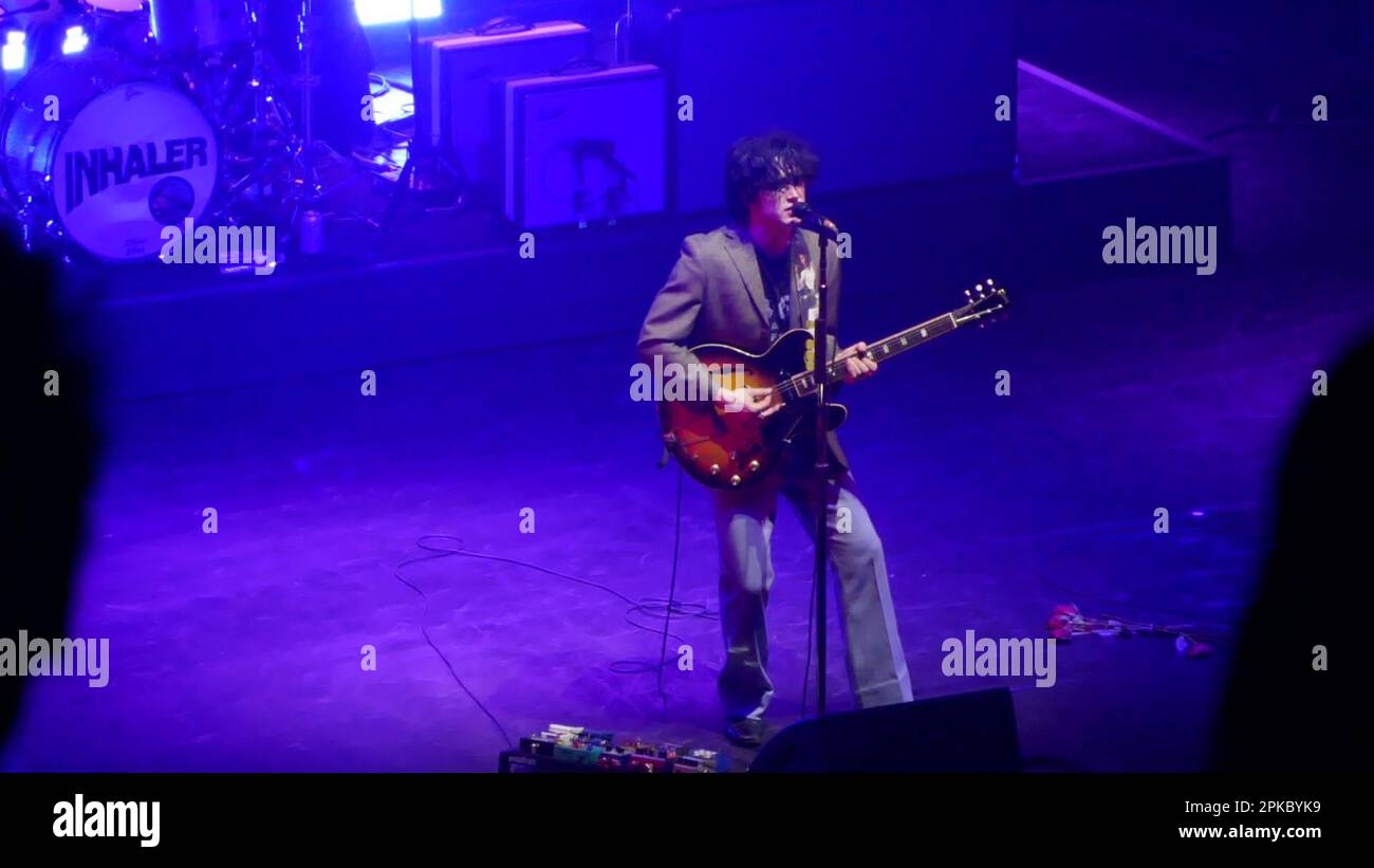 Los Angeles, California, USA 5th April 2023 Singer Elijah Hewson and ...