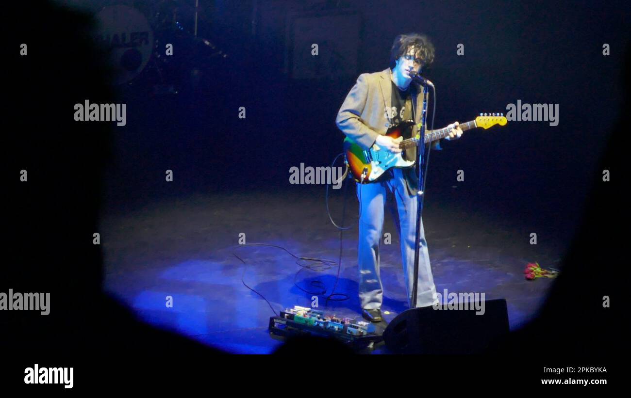 Los Angeles, California, USA 5th April 2023 Singer Elijah Hewson and ...