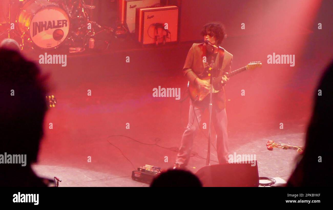 Los Angeles, California, USA 5th April 2023 Singer Elijah Hewson and ...