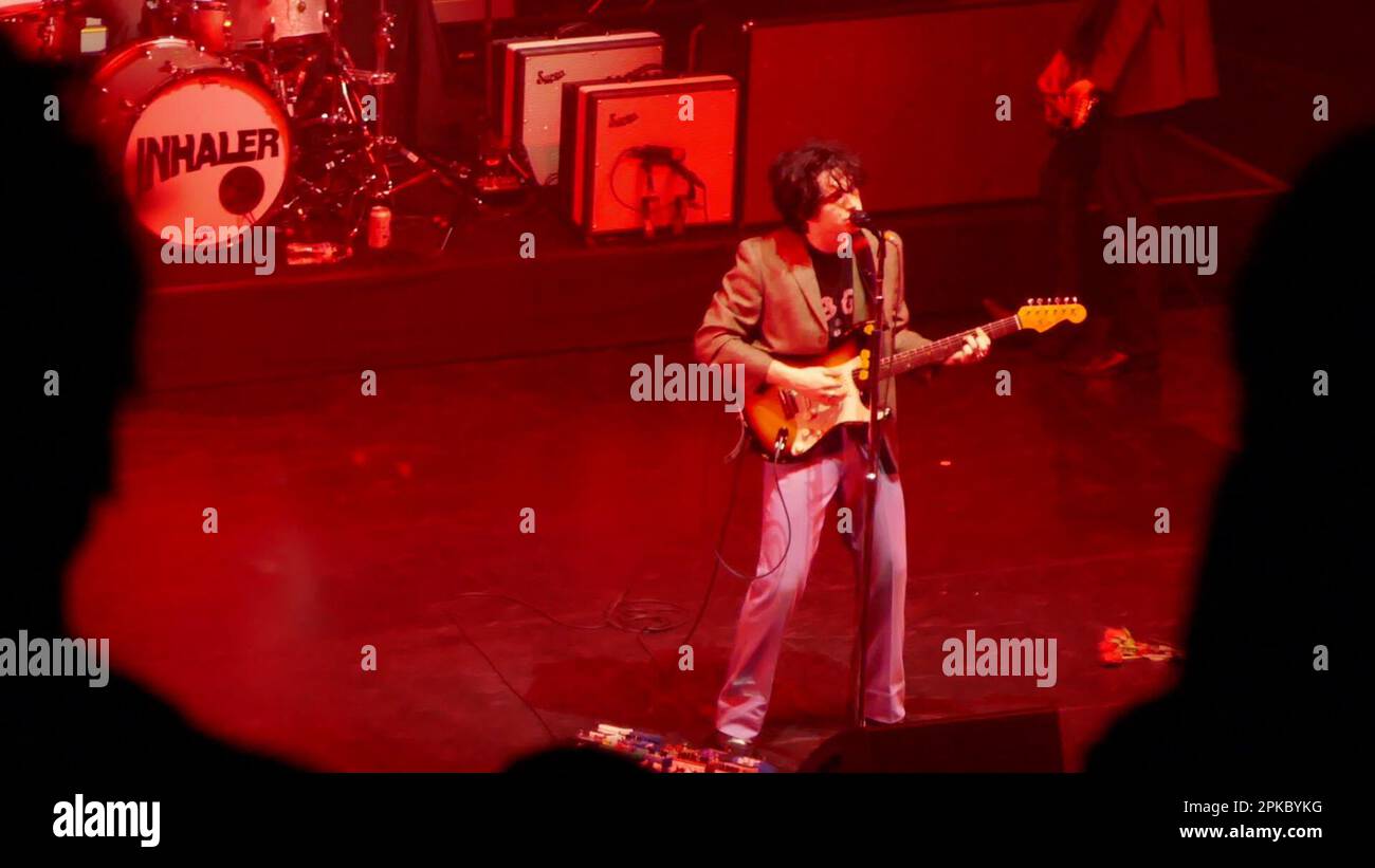 Los Angeles, California, USA 5th April 2023 Singer Elijah Hewson and ...