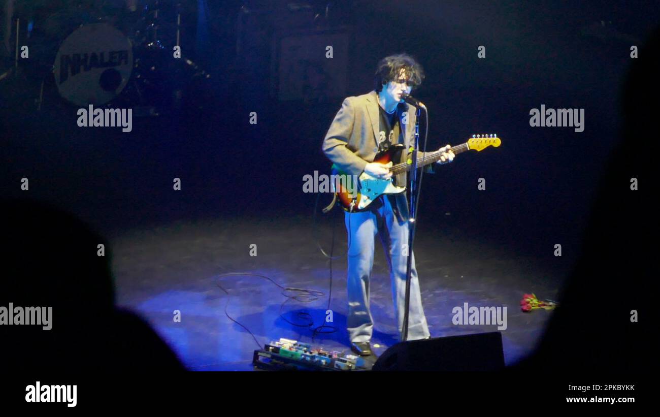 Los Angeles, California, USA 5th April 2023 Singer Elijah Hewson and ...