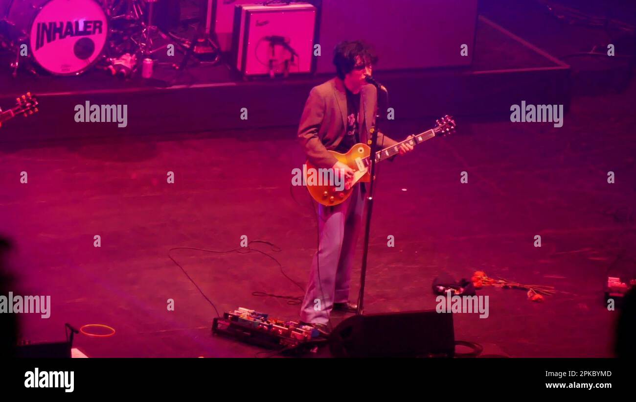 Los Angeles, California, USA 5th April 2023 Singer Elijah Hewson and ...