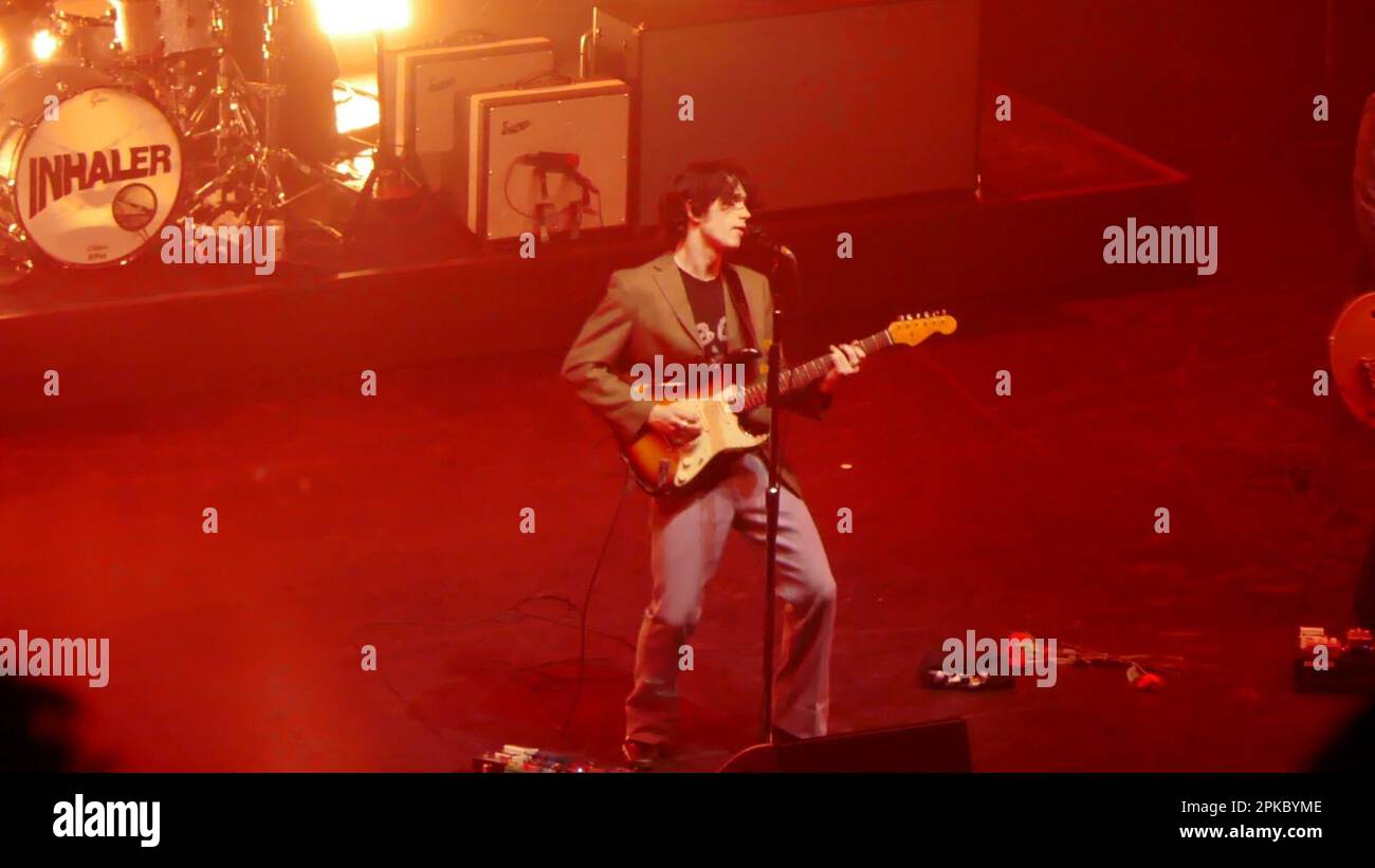 Los Angeles, California, USA 5th April 2023 Singer Elijah Hewson and ...