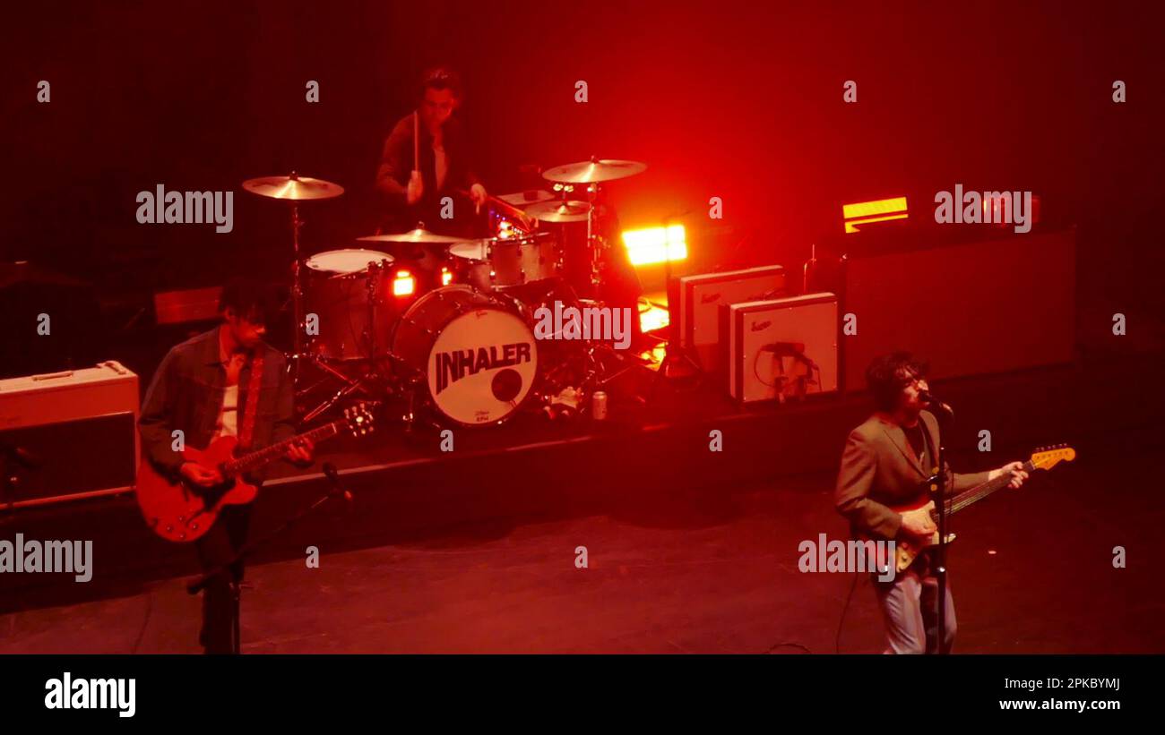 Los Angeles, California, USA 5th April 2023 Singer Elijah Hewson and ...