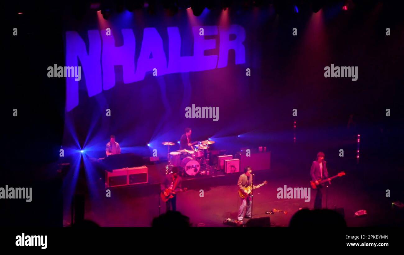 Los Angeles, California, USA 5th April 2023 Singer Elijah Hewson and ...